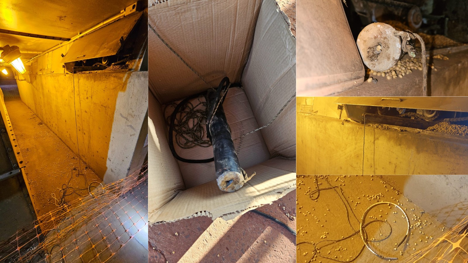 Bomba artesanal é encontrada em silo de grãos de fazenda no Sul do ...