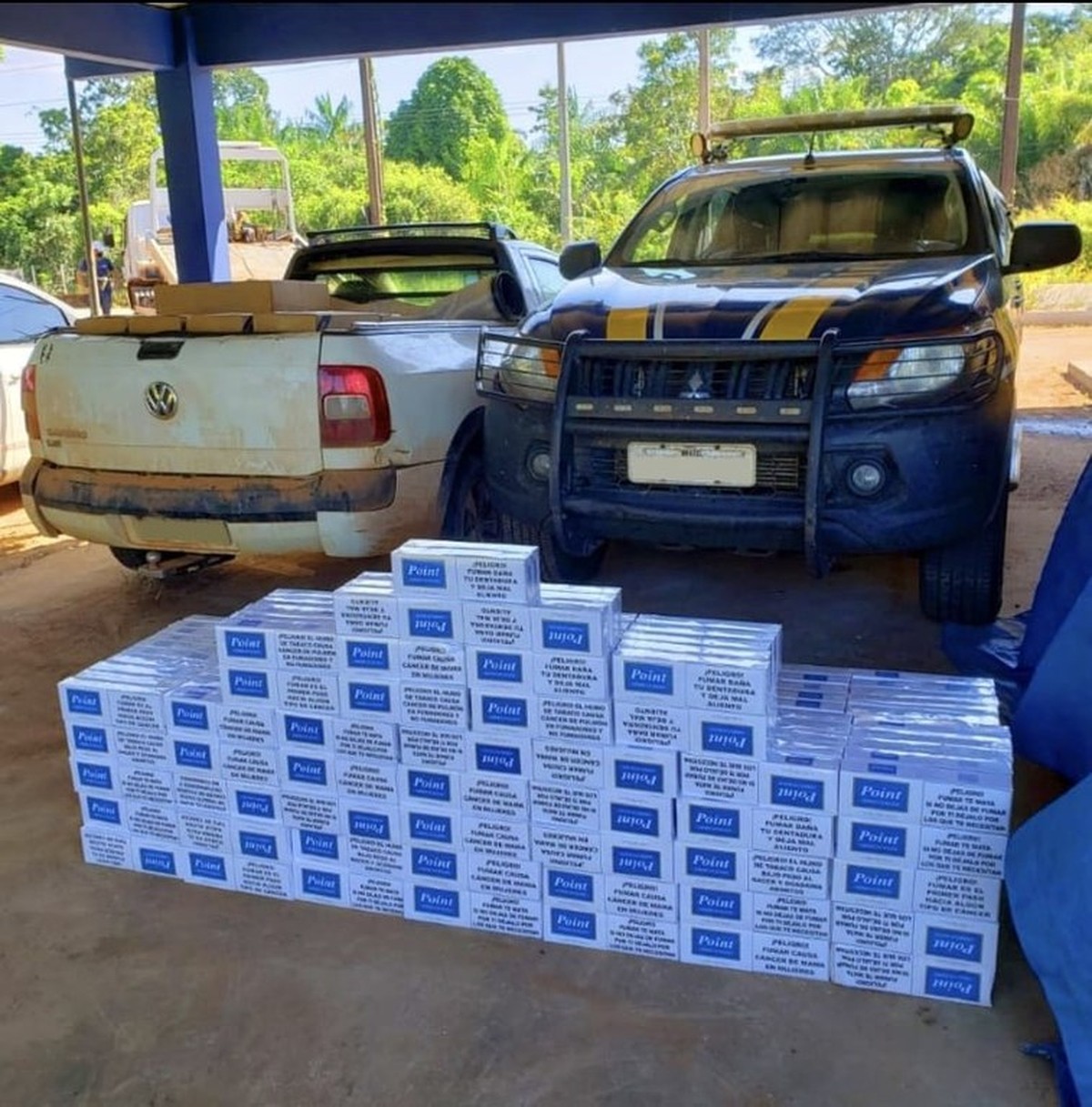 Homem é Preso Com Mais De 10 Mil Maços De Cigarros Contrabandeados Em