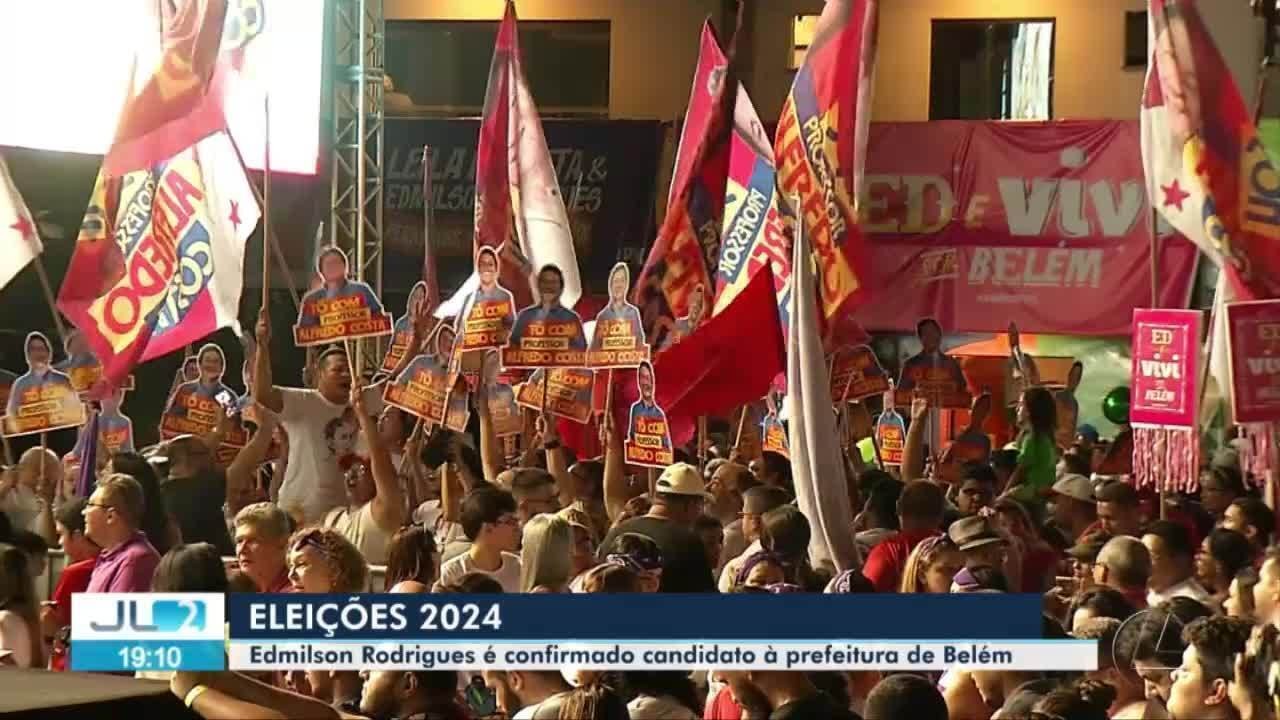 Federação PSOL-Rede oficializa candidatura de Edmilson Rodrigues à ...