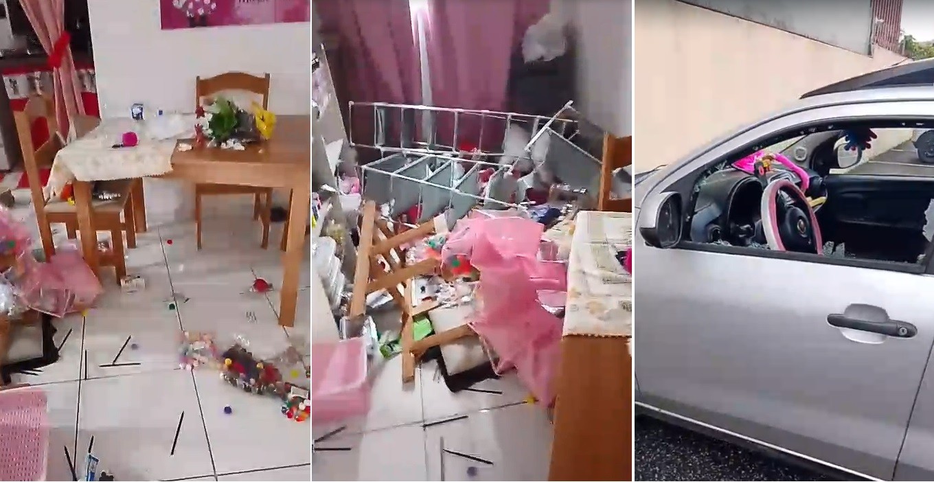 Homem é preso após invadir apartamento, agredir ex e quebrar pertences | G1