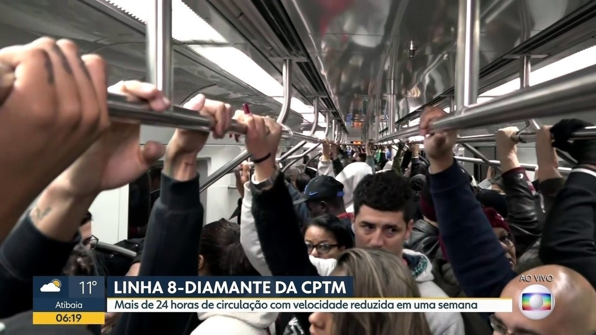 Linha 8-Diamante da CPTM ficou mais de 24 horas parada na última semana ...