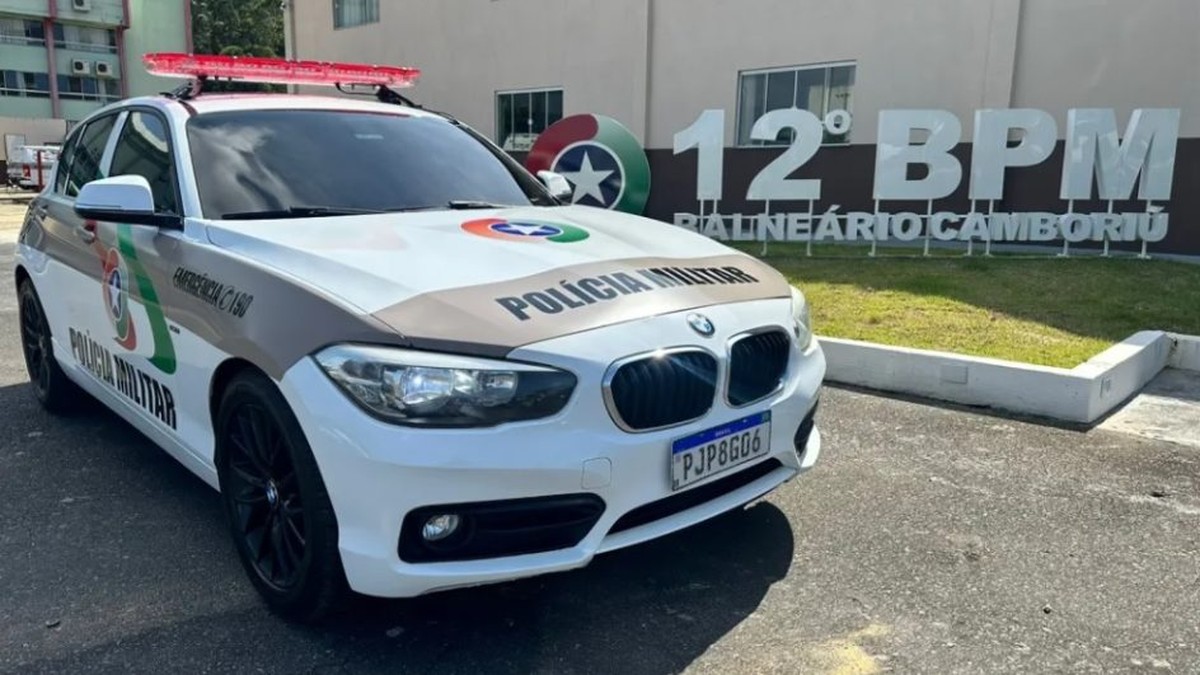 BMW apreendida em operação vira viatura da PM em Balneário Camboriú ...