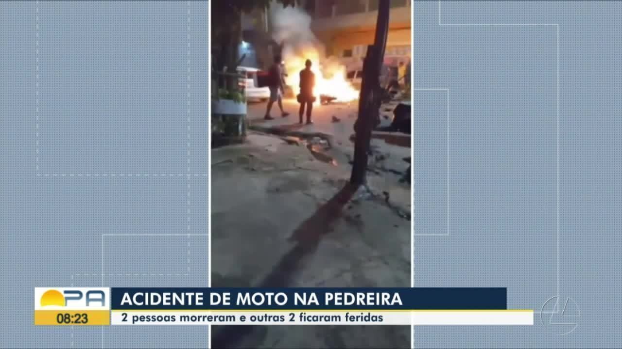 Moto explode em colisão e condutor morre carbonizado, em Belém | Pará | G1