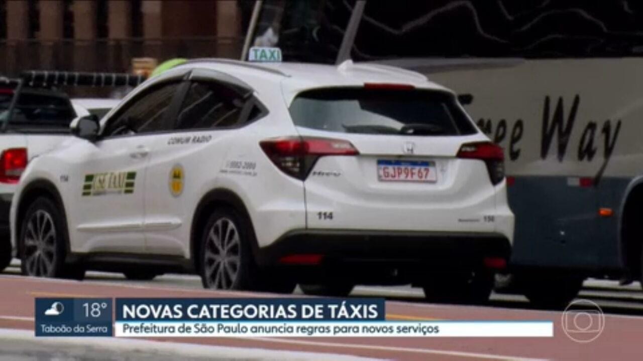 Prefeitura de SP anuncia mais 3,3 mil licenças para táxi e duas novas ...
