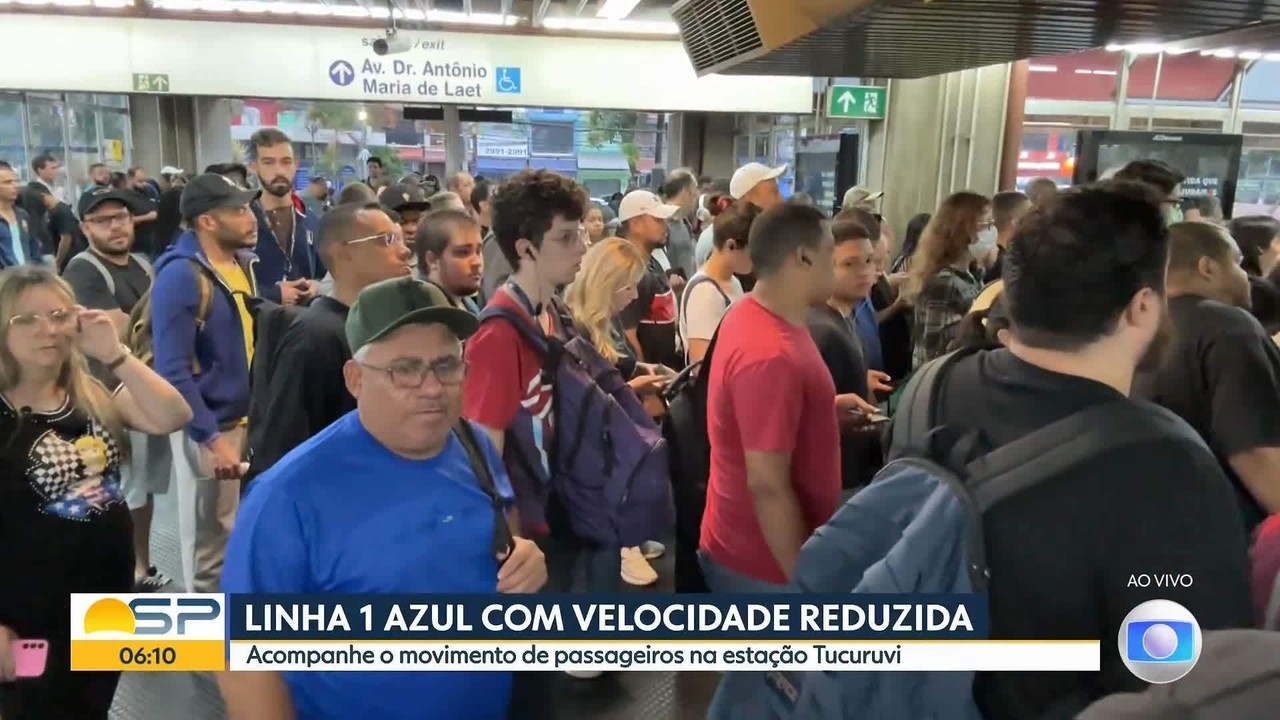 Linha 1 Azul do Metrô teve falha nesta terça; situação foi normalizada ...