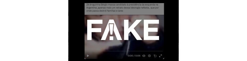 É #FAKE que vídeo mostre candidato argentino Sérgio Massa cheirando ...