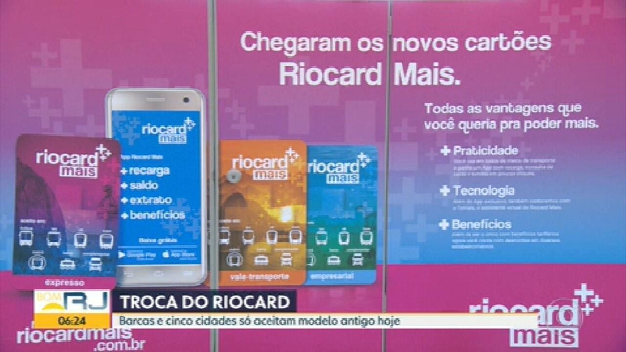 Riocard antigo só será aceito nas barcas e em cinco cidades da Região ...