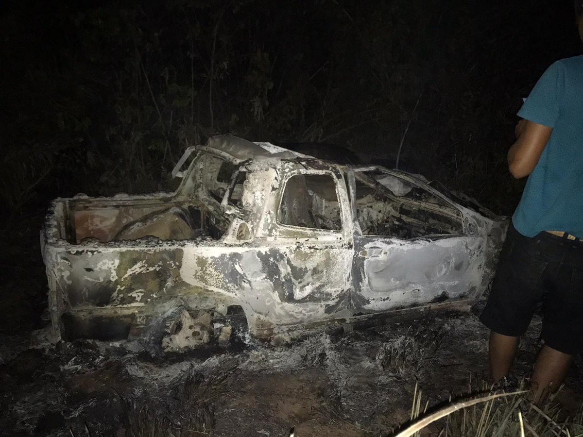 Motorista morre carbonizado após carro bater em búfalos soltos em rodovia no sul do estado ...