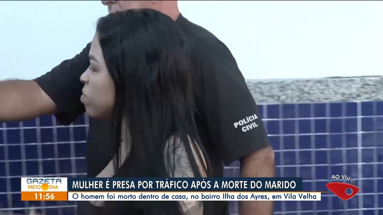 Homem é morto a tiros dentro de casa e esposa é presa por tráfico de drogas no ES