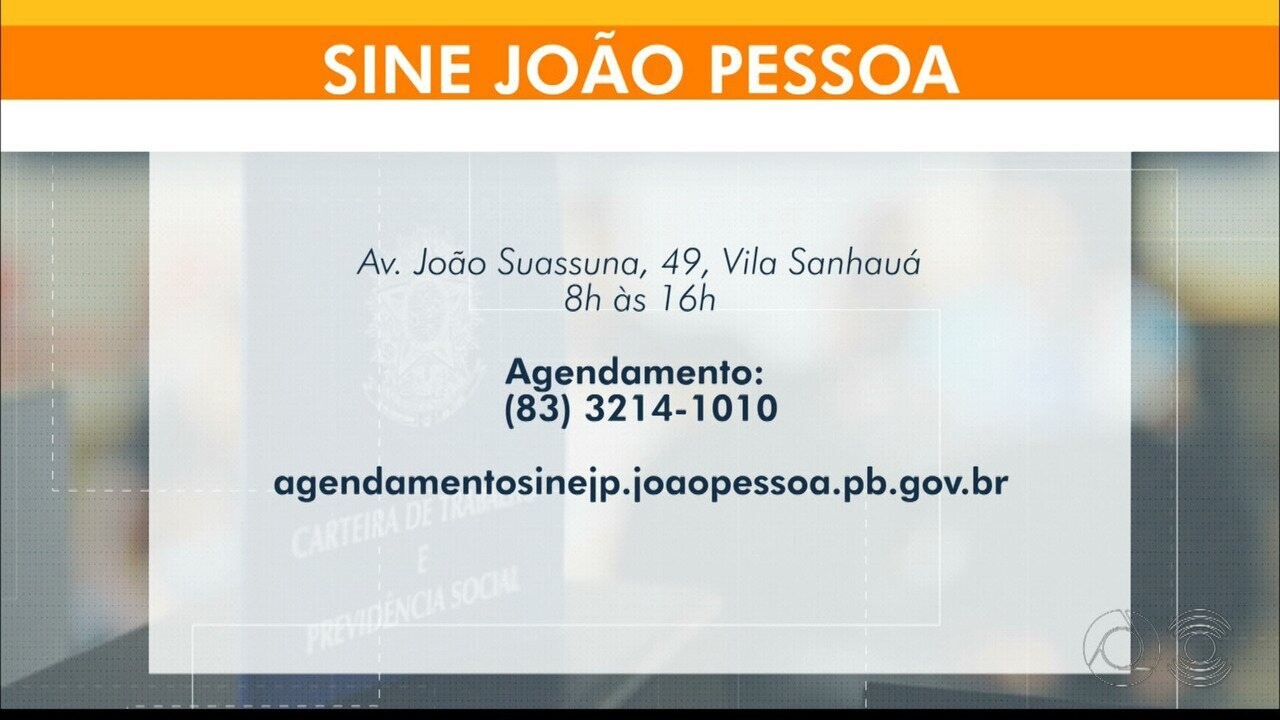 Veja as 145 vagas de emprego ofertadas pelo Sine João Pessoa nesta segunda-feira (24) | Paraíba | G1