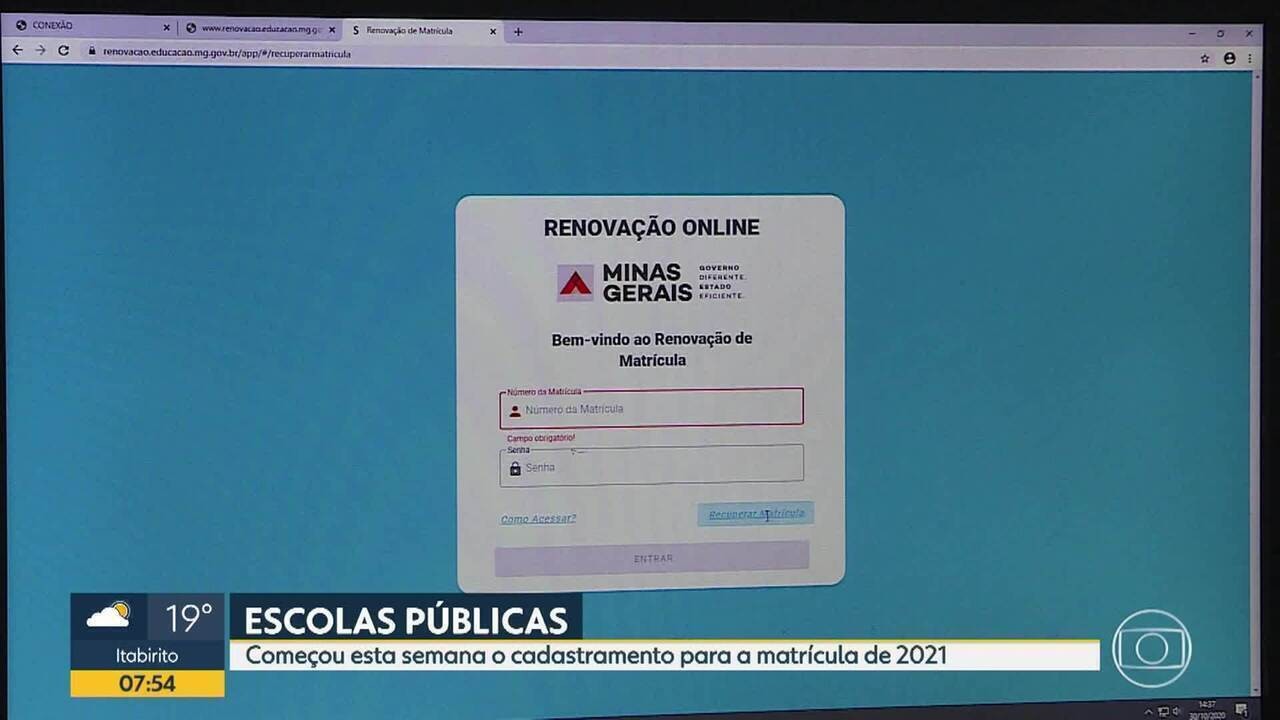 Começa nesta segunda o cadastro de alunos para a rede estadual de ...