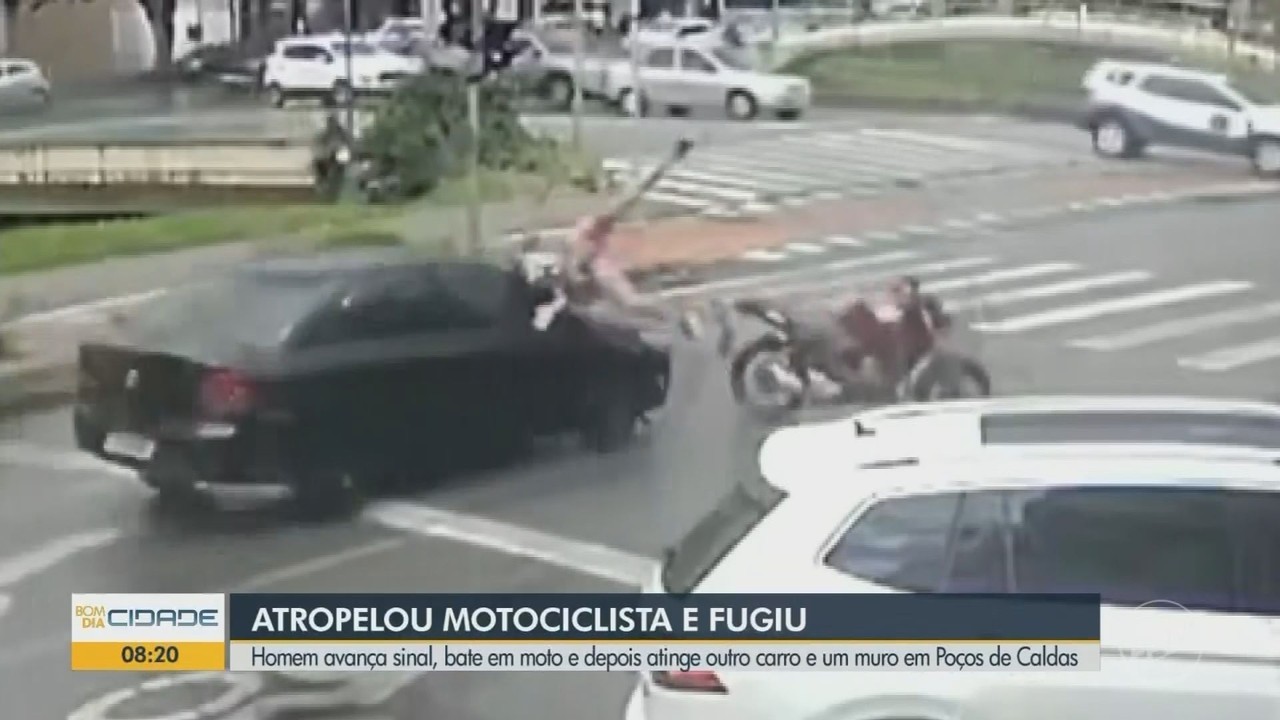 VÍdeo Motorista é Preso Após Atropelar Motociclista E Bater Em Carro E
