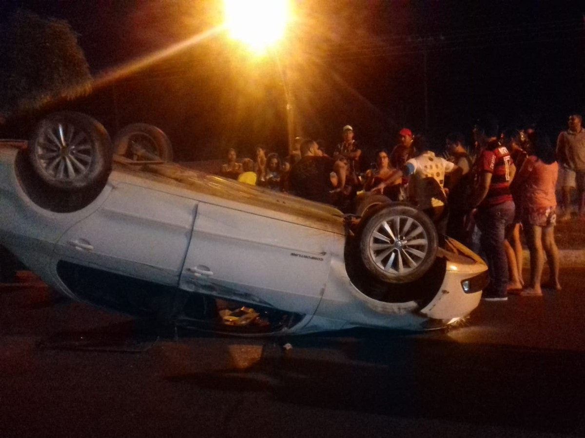 Homem é preso por embriaguez ao volante após bater em carro e capotar veículo em Santarém ...