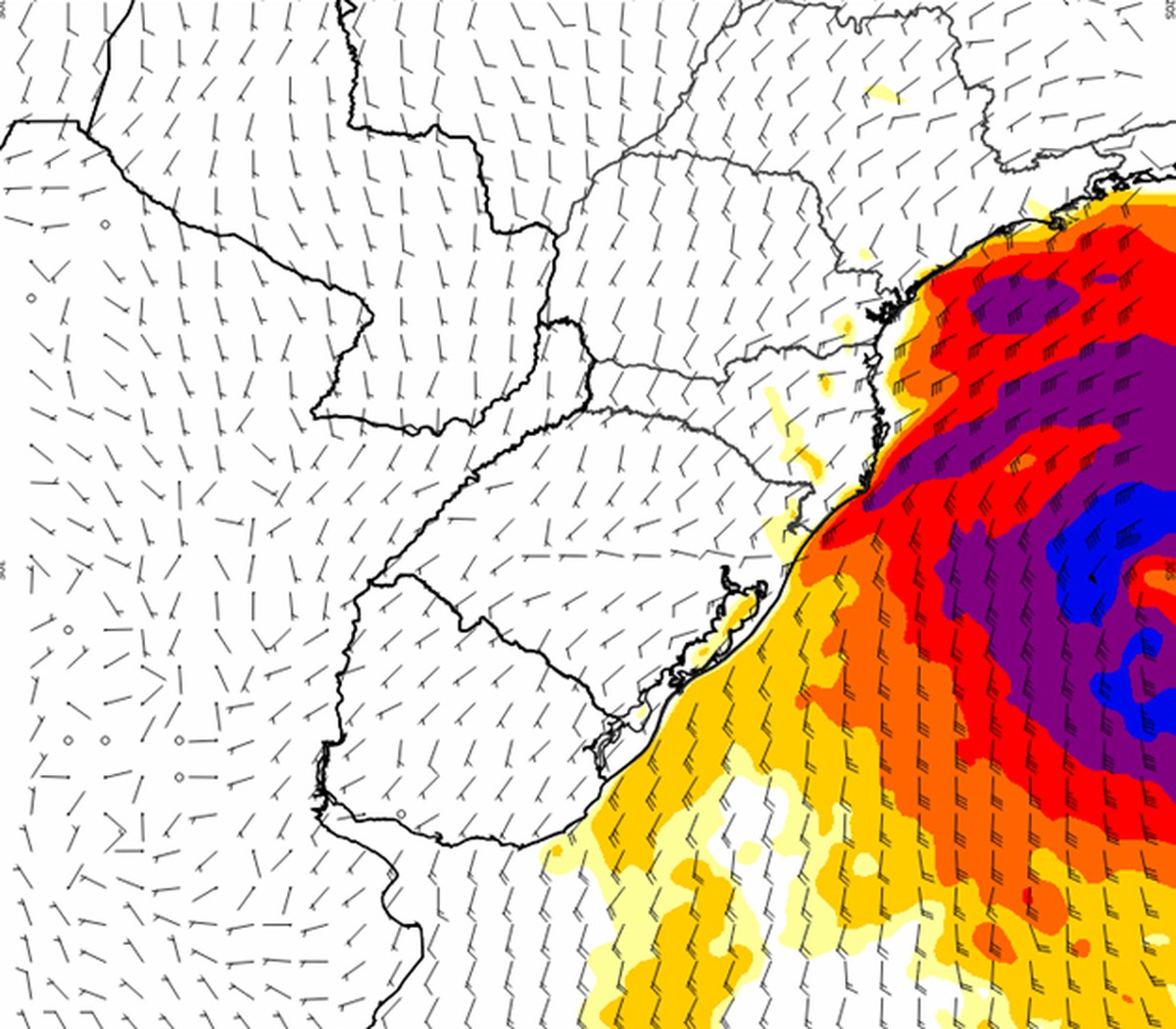 Defesa Civil no interior do Rio alerta para ventos intensos e ressaca ...