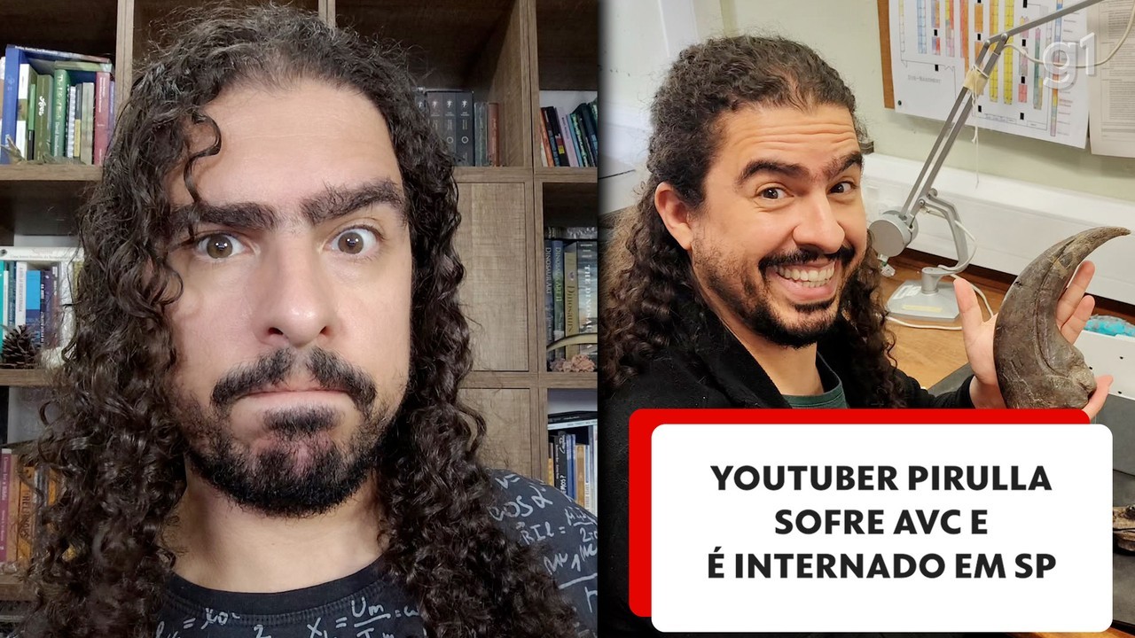 Pirulla, youtuber que teve AVC, deixa UTI e segue internado em SP | G1