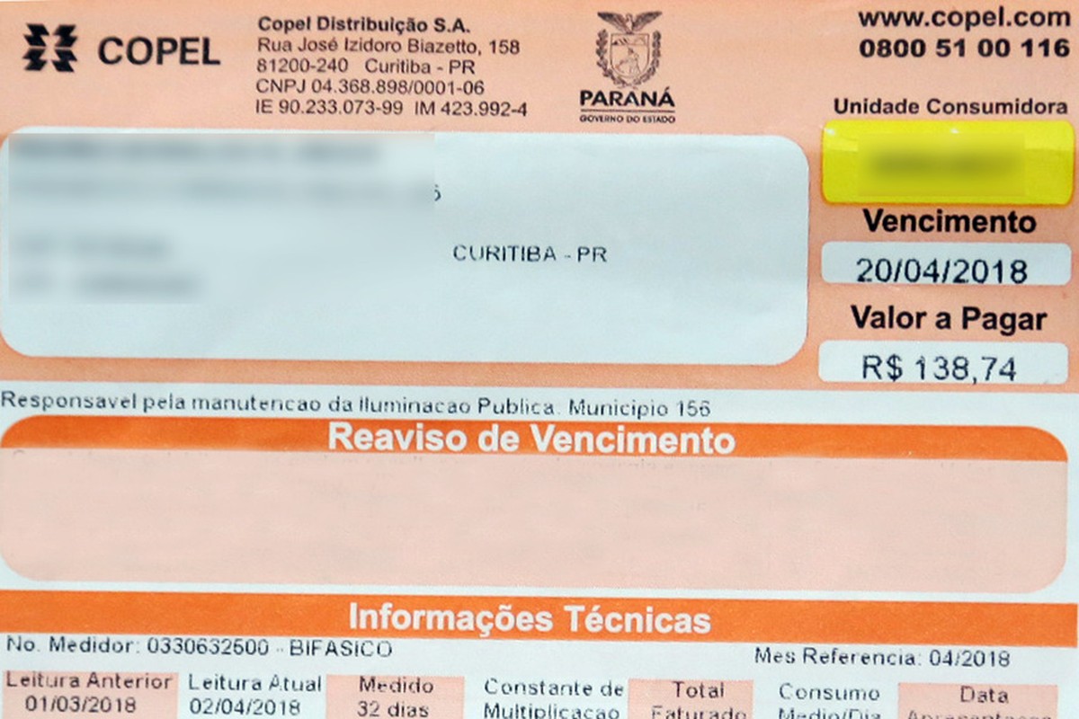 Copel amplia pontos de recebimento de contas de luz no Paraná | Paraná | G1