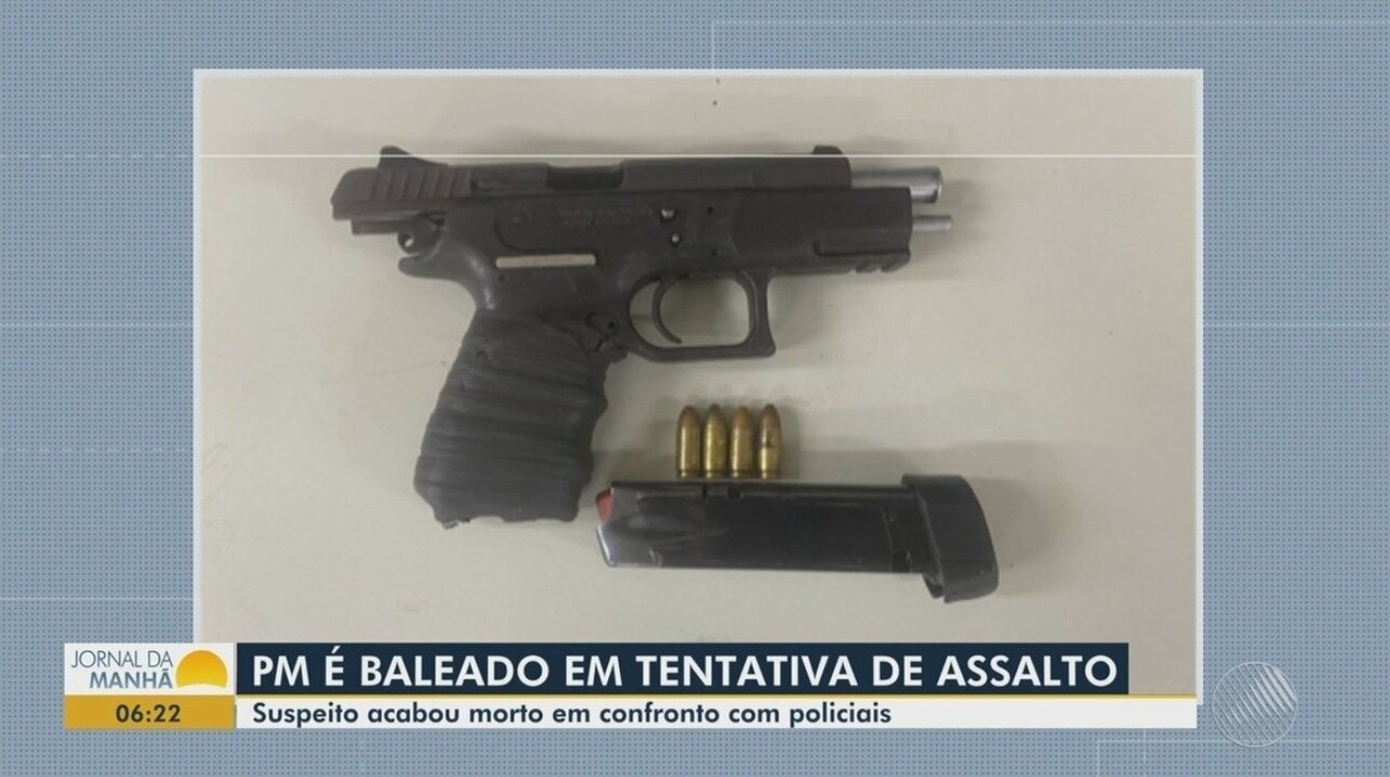 Policial militar é baleado durante tentativa de assalto em Salvador; suspeito morreu em ...