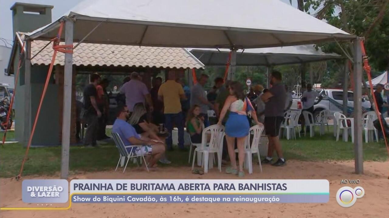 Após 3 anos fechada, prainha de Buritama é reinaugurada com entrada ...