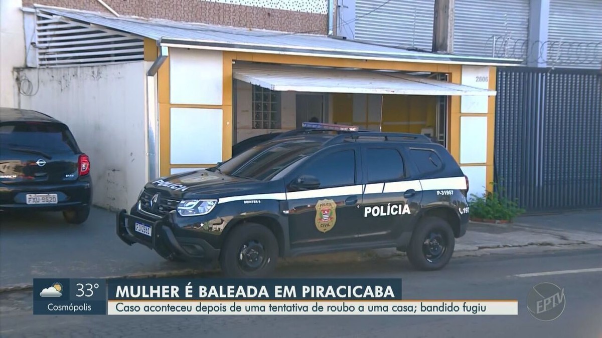 Mulher é baleada durante tentativa de assalto em Piracicaba | Piracicaba e Região | G1