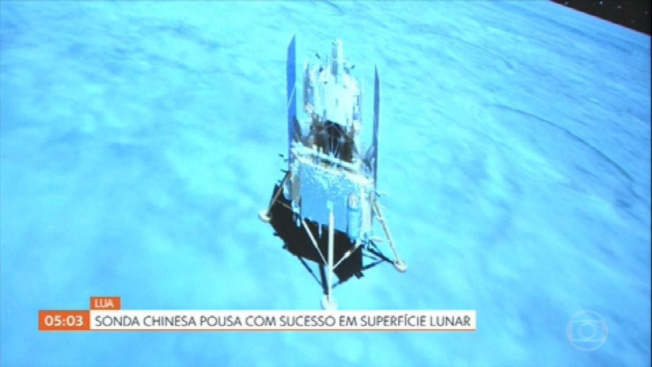 Nave chinesa pousa na Lua para coletar amostras lunares | Ciência e ...