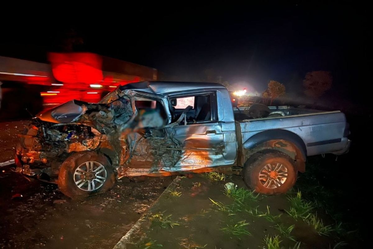 Na véspera do aniversário, homem morre ao bater de frente com caminhão na MS-134 | Mato Grosso ...
