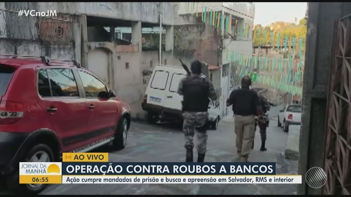 Três homens investigados por assaltos a bancos são presos em operação ...
