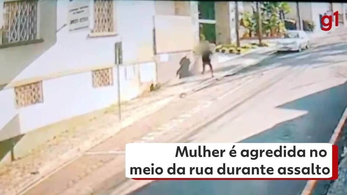 Vídeo Mostra Mulher Sendo Agredida No Meio Da Rua Durante Assalto