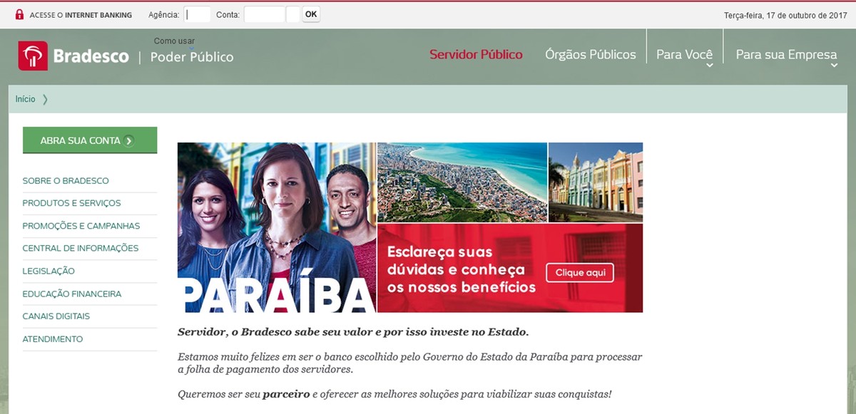 Servidores da PB com letra inicial 'J' abrem novas contas até quarta ...