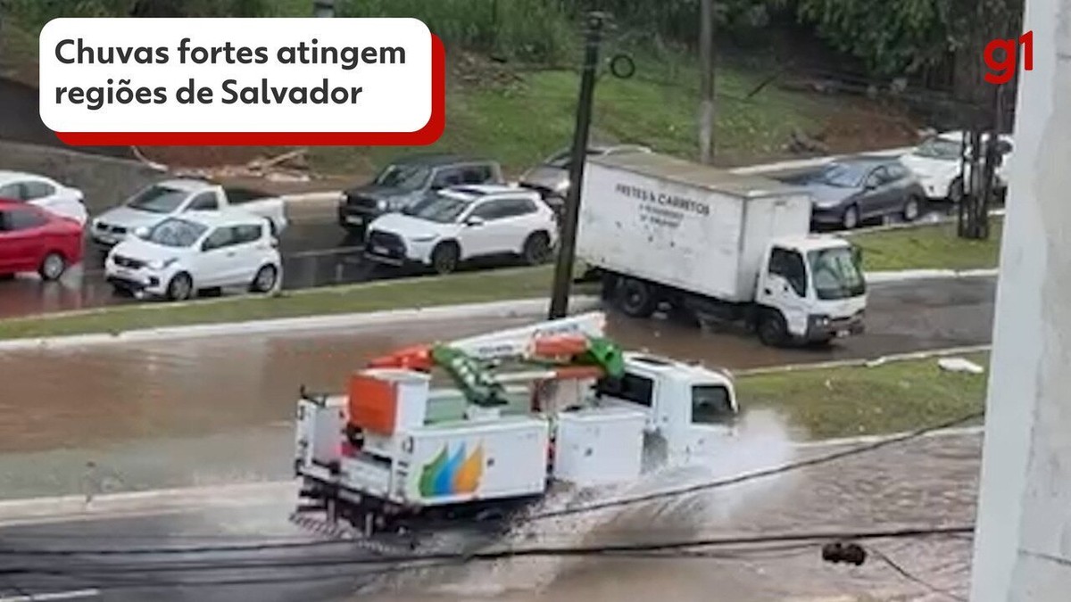 Chuva forte atinge Salvador neste domingo e causa alagamentos em ...