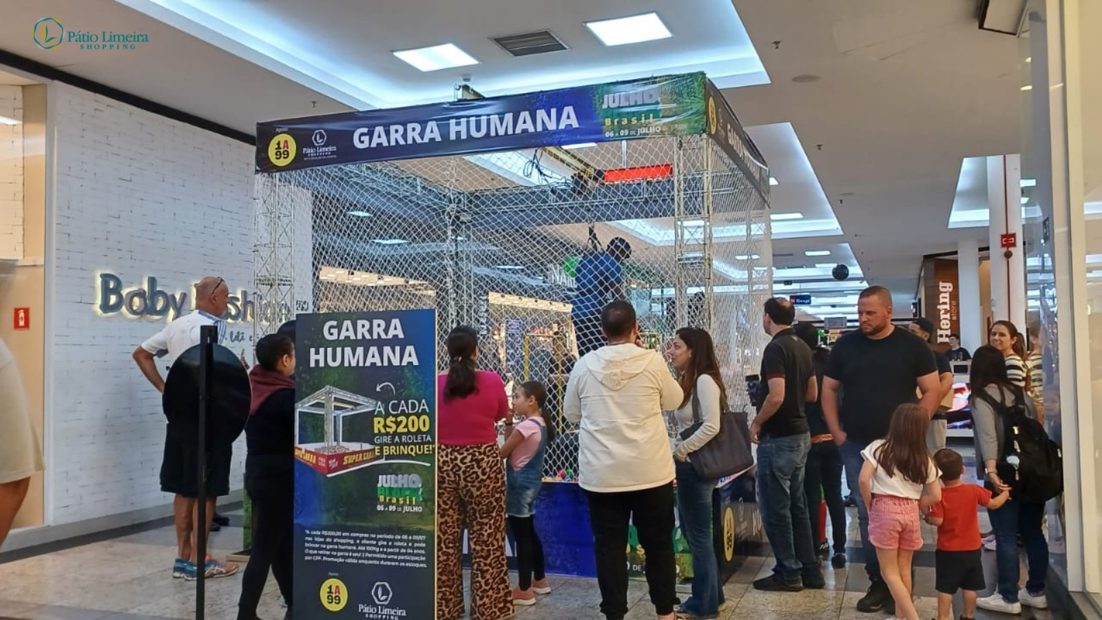 Garra Humana é atração inédita no Pátio Limeira Shopping