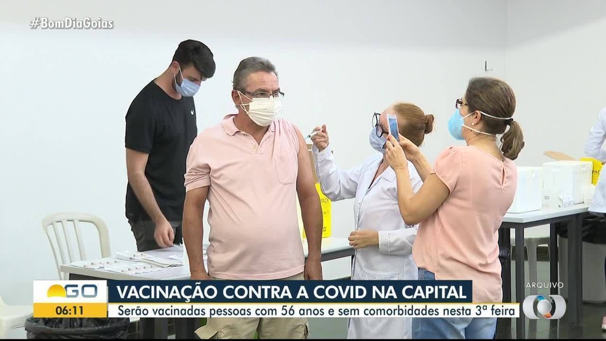 Goiás recebe mais de 79 mil doses da Pfizer para serem aplicadas como ...