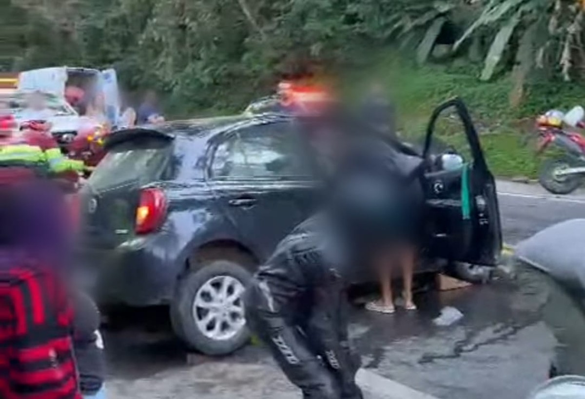 Oito pessoas ficam feridas após carros baterem de frente na Rio-Santos, em Angra dos Reis | Sul ...