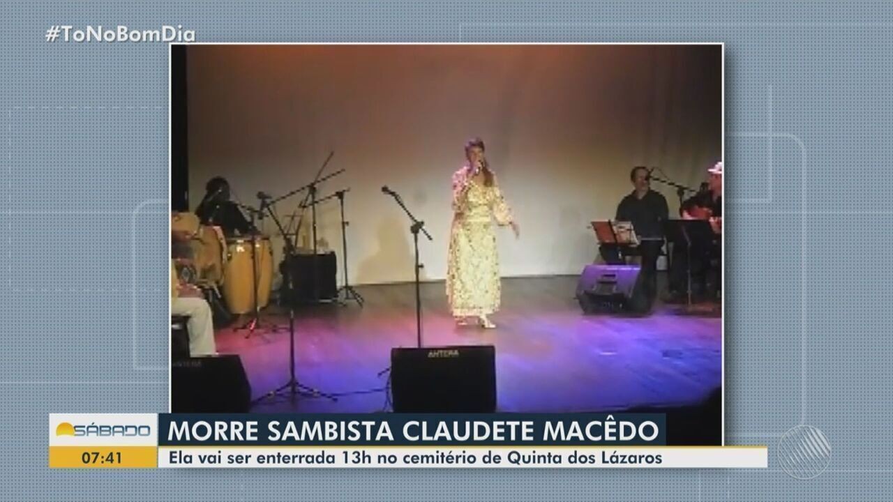 Morre a sambista Claudete Macêdo aos 89 anos | Bahia | G1