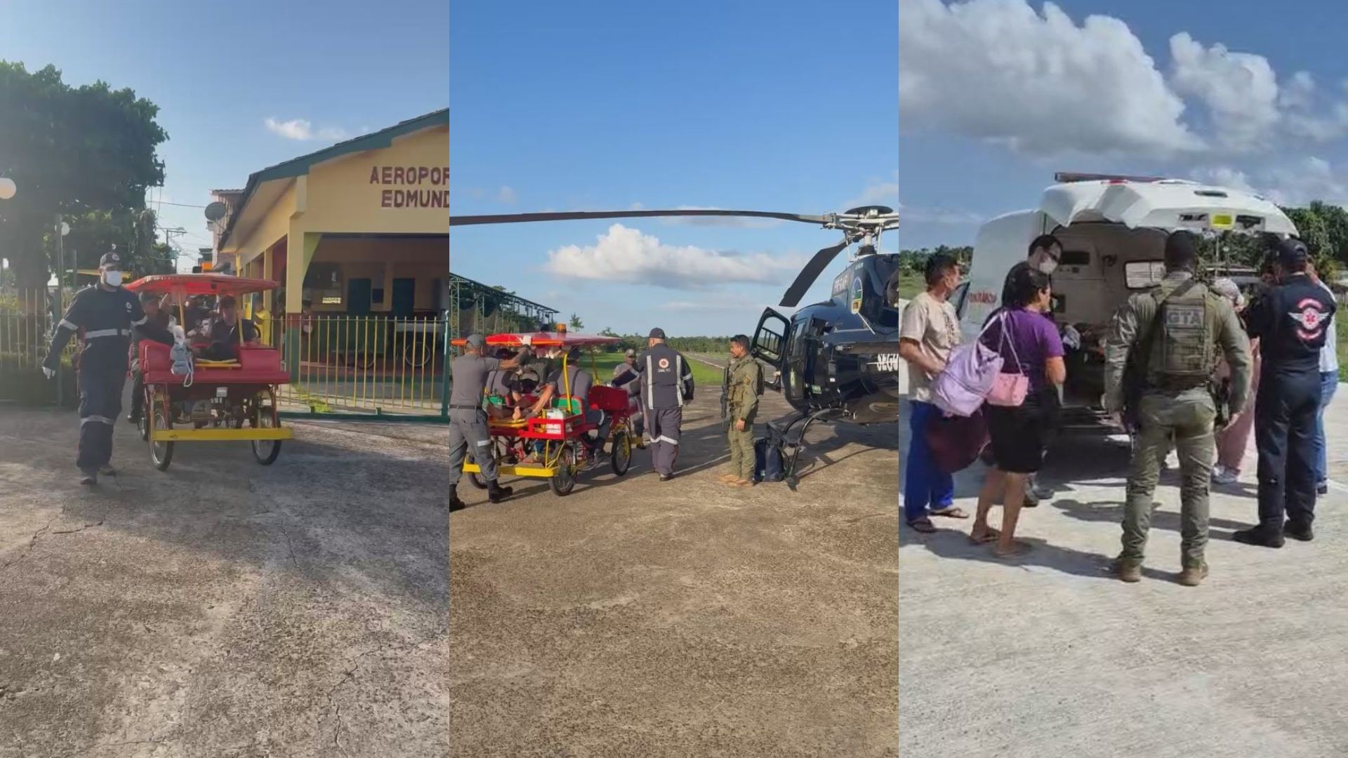 GTA do AP resgata criança picada por cobra e jovem grávida no Marajó | G1