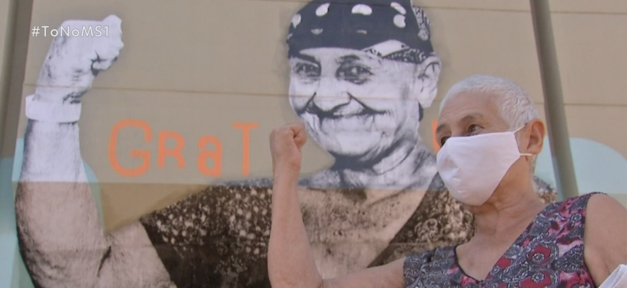 Hospital de MS pinta mural para homenagear pacientes e profissionais da ...