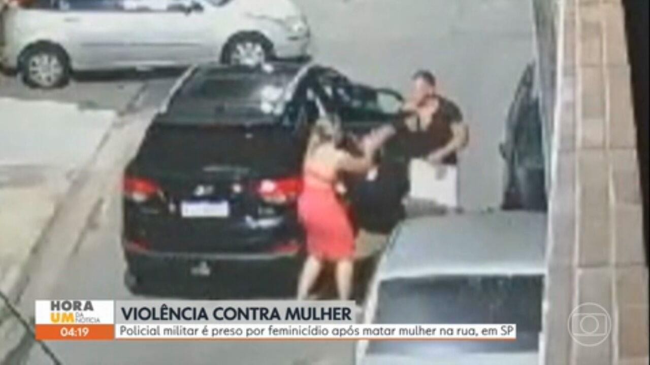 Vídeo: PM de folga agride esposa com socos no rosto e a mata a tiros após discussão em carro em ...