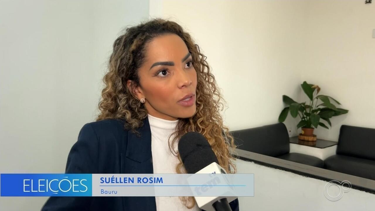 Suéllen Rosim, candidata a reeleição em Bauru, conversa com apoiadoras ...