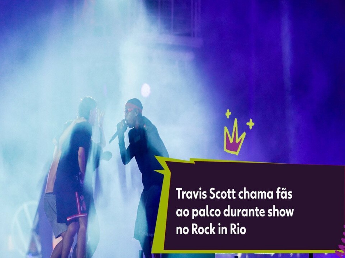 Travis Scott fecha 1º dia do Rock in Rio e domina plateia com show ...