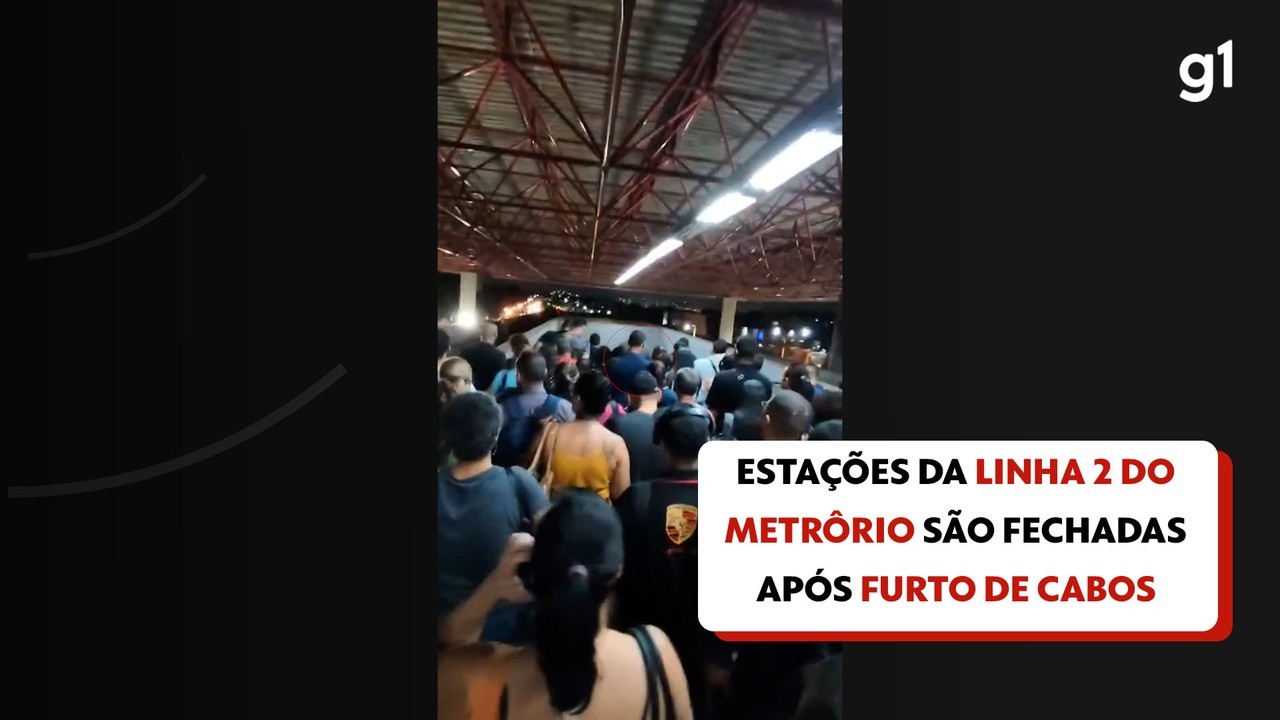 Linha 2 do metrô tem 5 estações fechadas e intervalos irregulares após ...