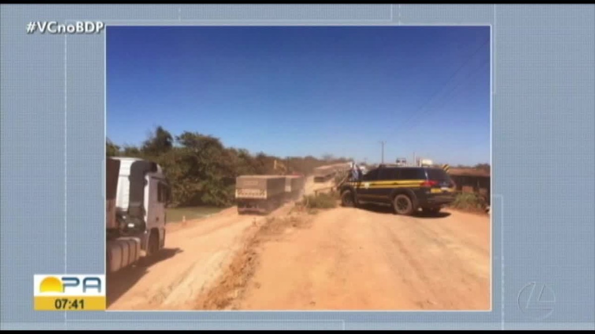 Tráfego na BR-158, em Redenção, é liberado após cinco dias de ...