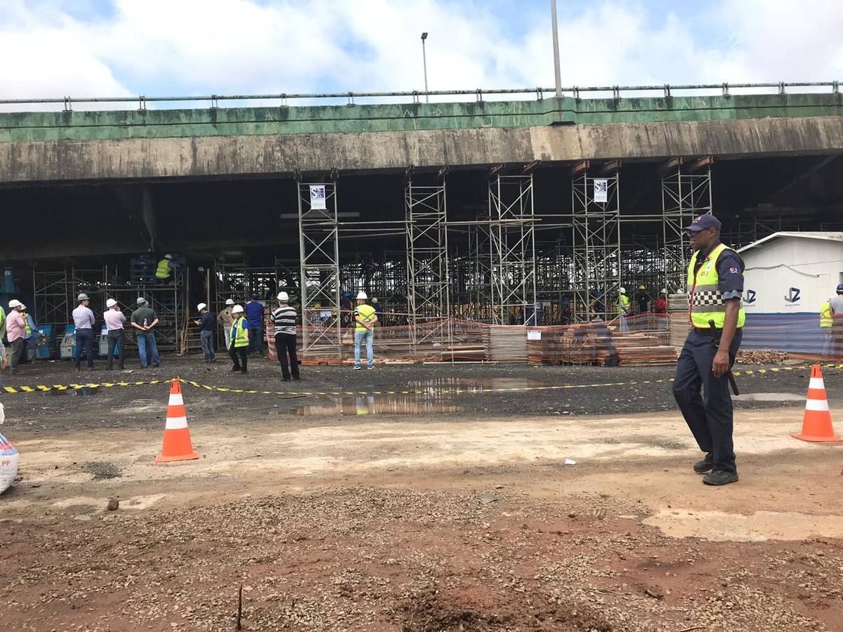 Prefeitura De Sp Inicia Testes Para Reerguer Viaduto Que Cedeu Na