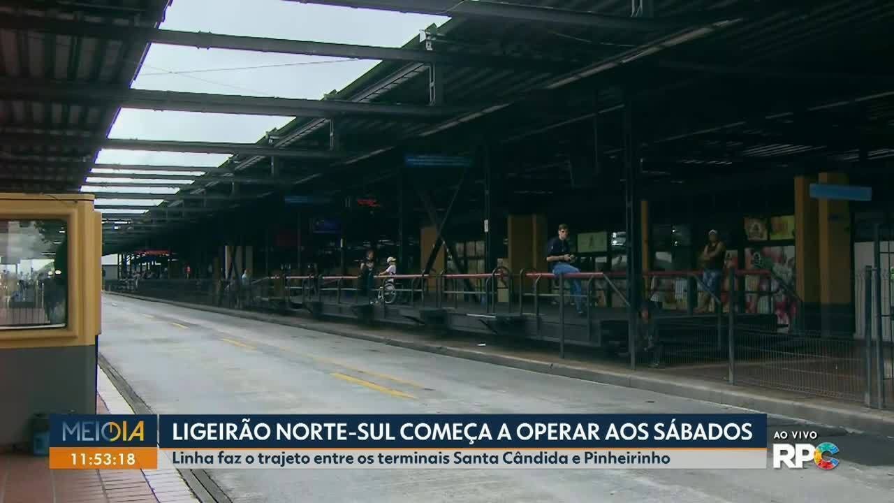 Ligeirão Norte/Sul amplia operação para os sábados em Curitiba ...