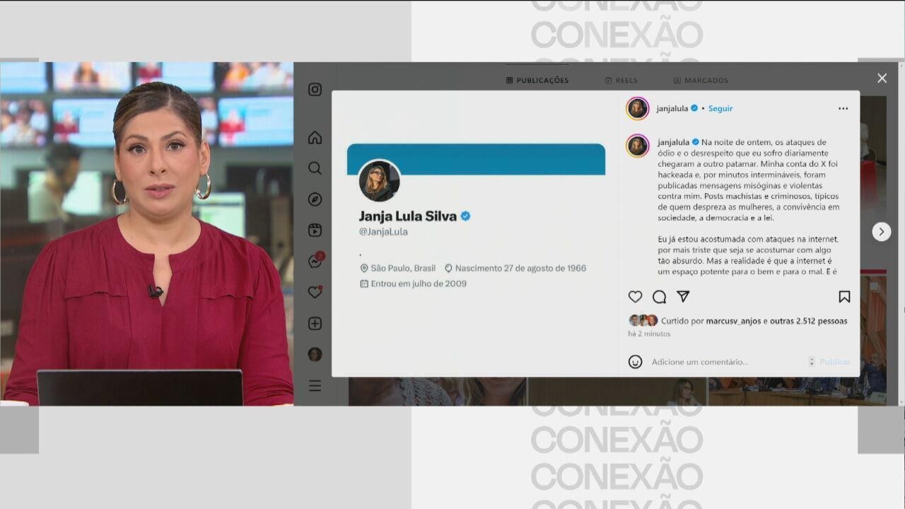 Janja presta depoimento sobre invasão de suas redes sociais | Blog da Daniela Lima | G1