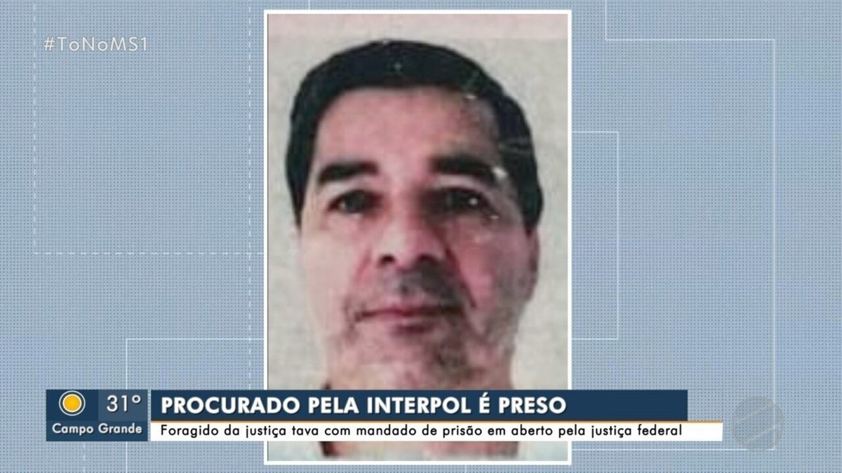 Paraguaio Procurado Pela Interpol Por Lavagem De Dinheiro E Tráfico De