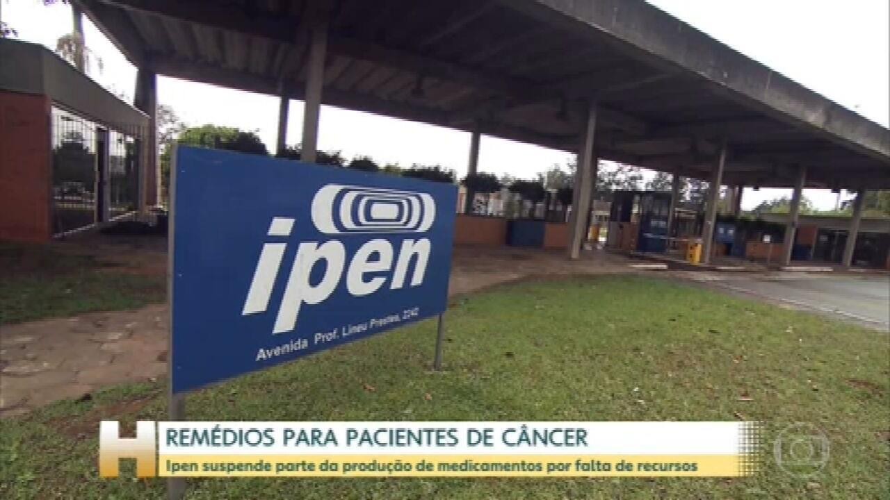 Ipen suspende produção de insumos para tratamento de câncer por tempo ...
