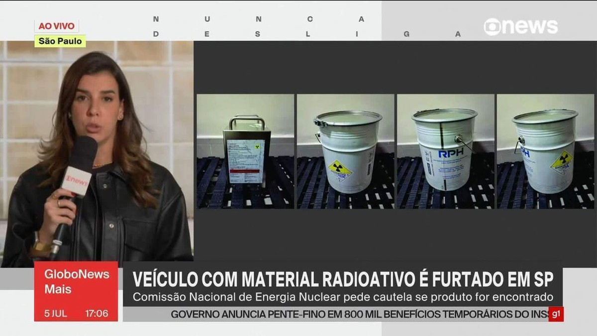 É perigoso? Pode matar? Entenda o que é o material radioativo roubado ...