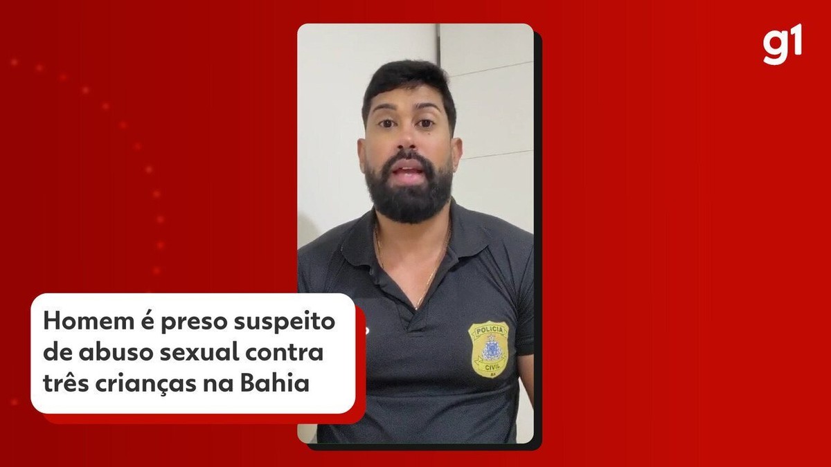 Homem é Preso Suspeito De Abuso Sexual Contra Três Crianças Na Bahia