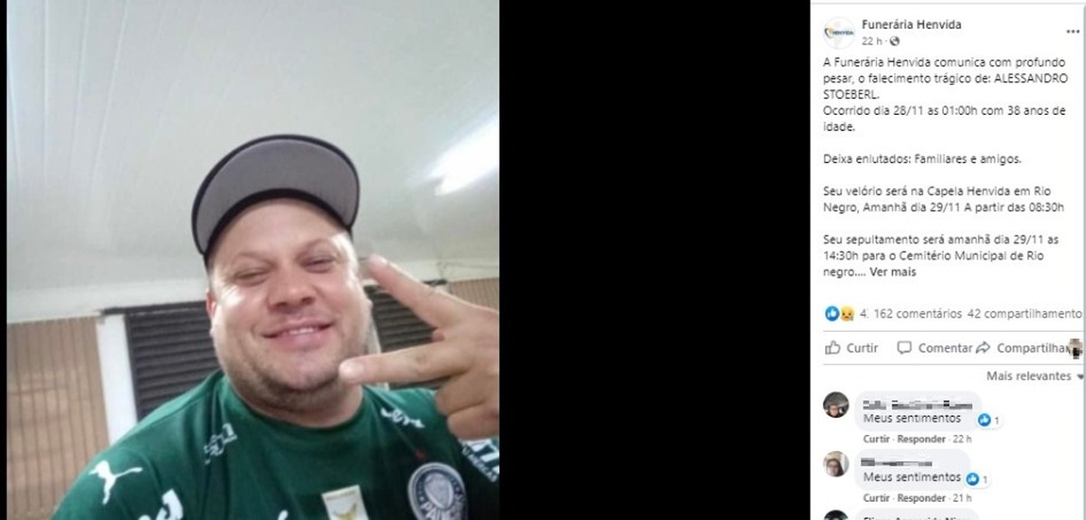 Palmeirense Foi Assassinado Por Amigo Flamenguista Após Final Da