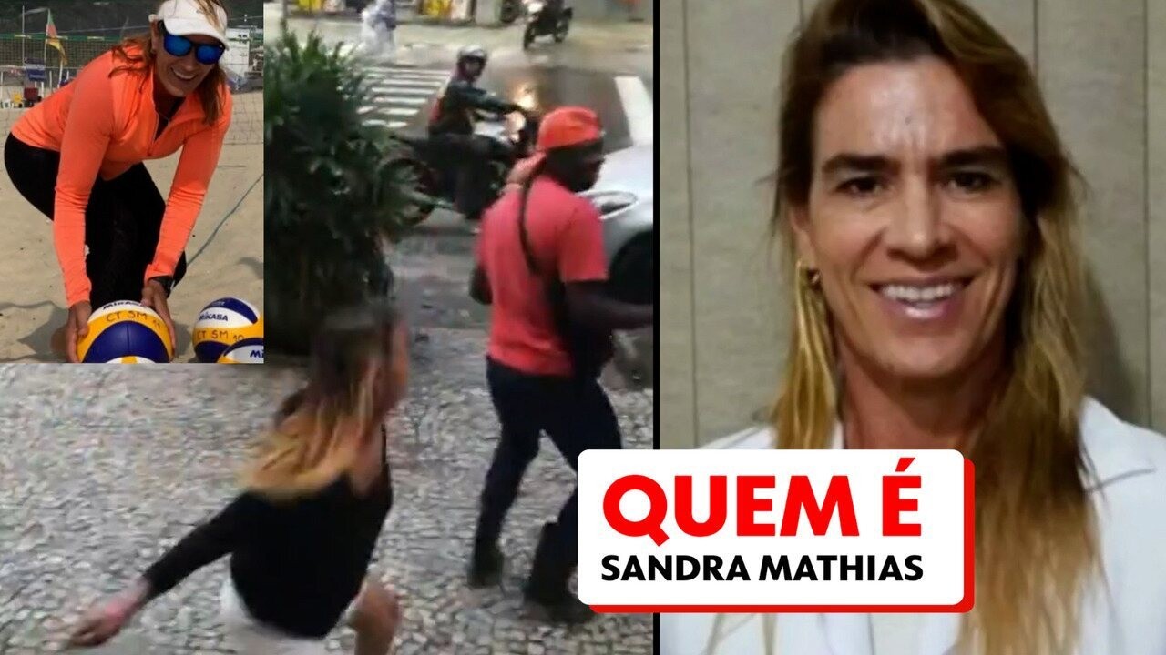 Quem é Sandra Mathias, a ex-jogadora de vôlei de praia que usou coleira para bater em entregador ...