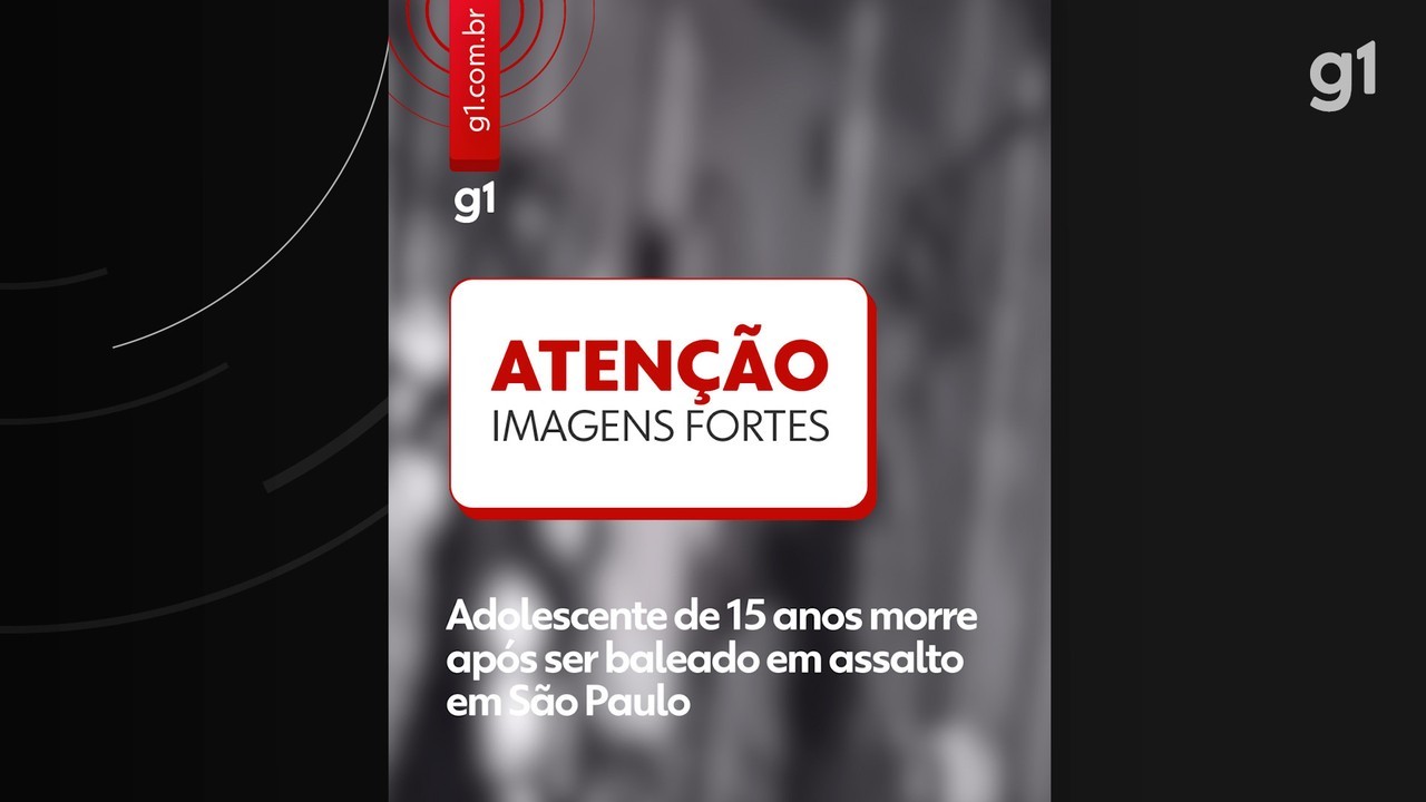 VÍDEO: Adolescente de 15 anos morre após ser baleado em assalto na Zona Leste de SP